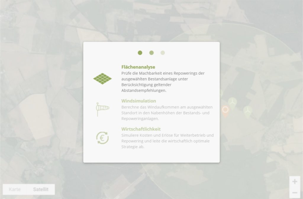 Die Web-App von Nefino ist nach Wartungsarbeiten auf wind-turbine.com ...